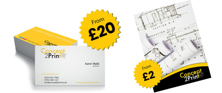 Concept | Design | Print | Finish | Same day print available | Concept2Print